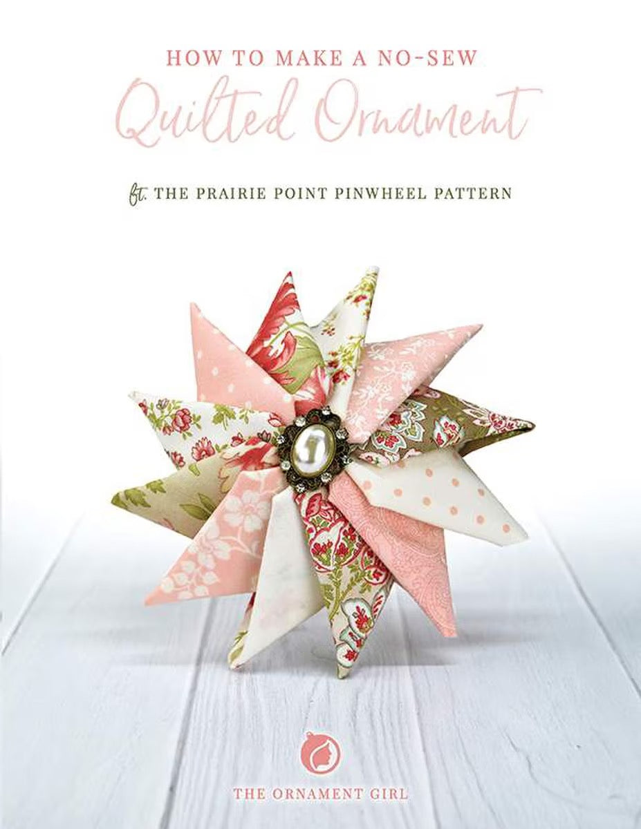 Prairie Point Pinwheel Ornaments