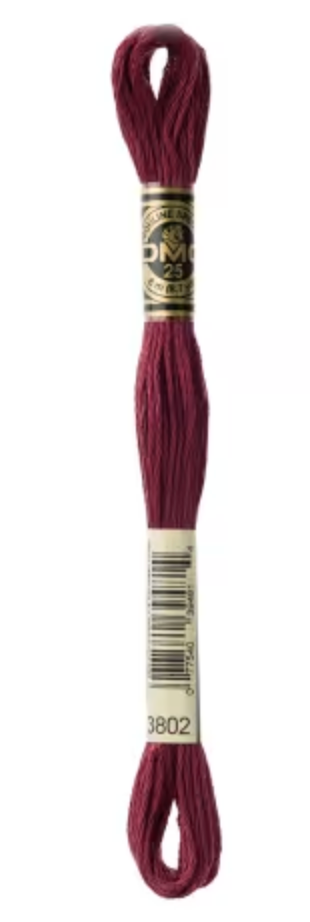 DMC Floss-Very Dark Garnet