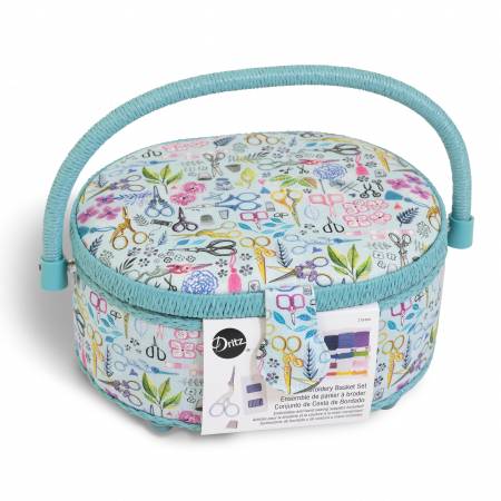 Premium Oval Sewing Basket