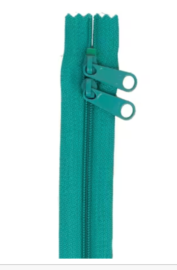 40" Zipper Emerald-Double Slide