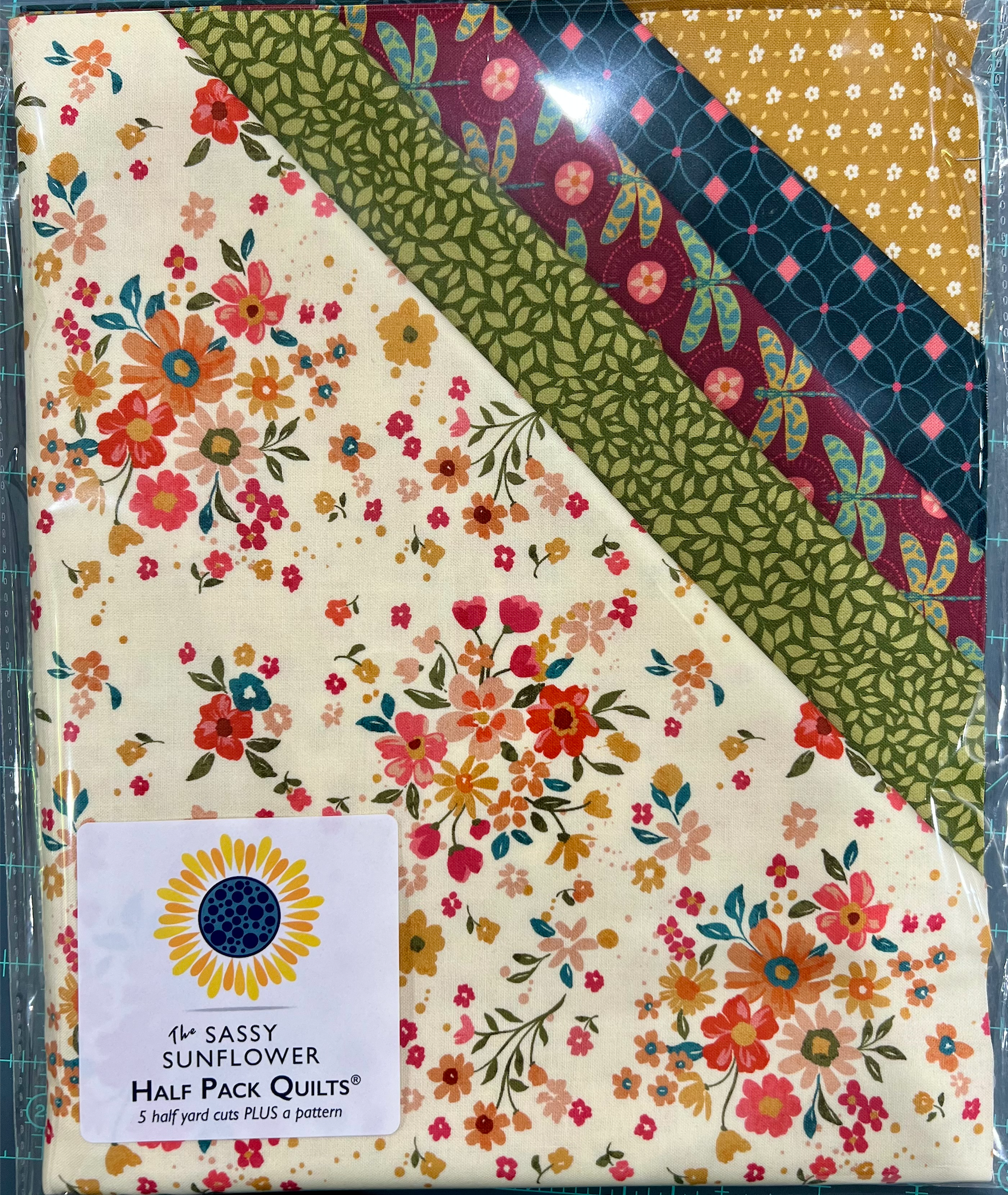 Laundry Basket-Lighthouse-The Sassy Sunflower Half Pack Quilts™ Kit