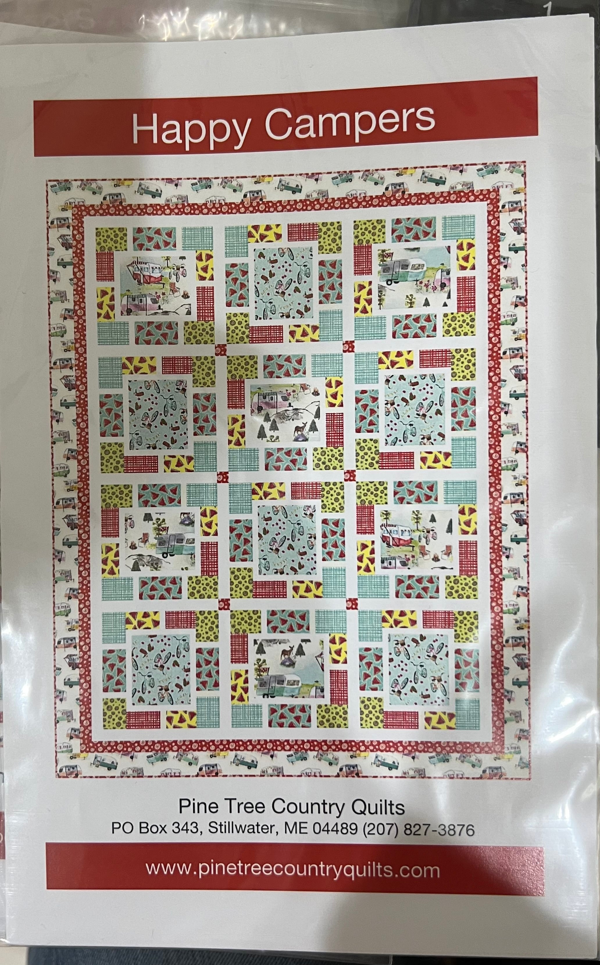 Happy Campers Pattern