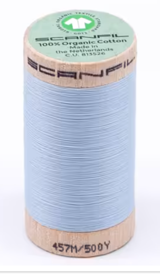 Scanfil 50/2 wt-500 yards Organic-Winter Sky