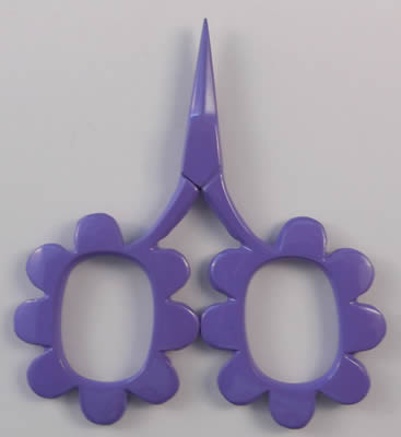 FLOWER POWER SCISSORS-PURPLE