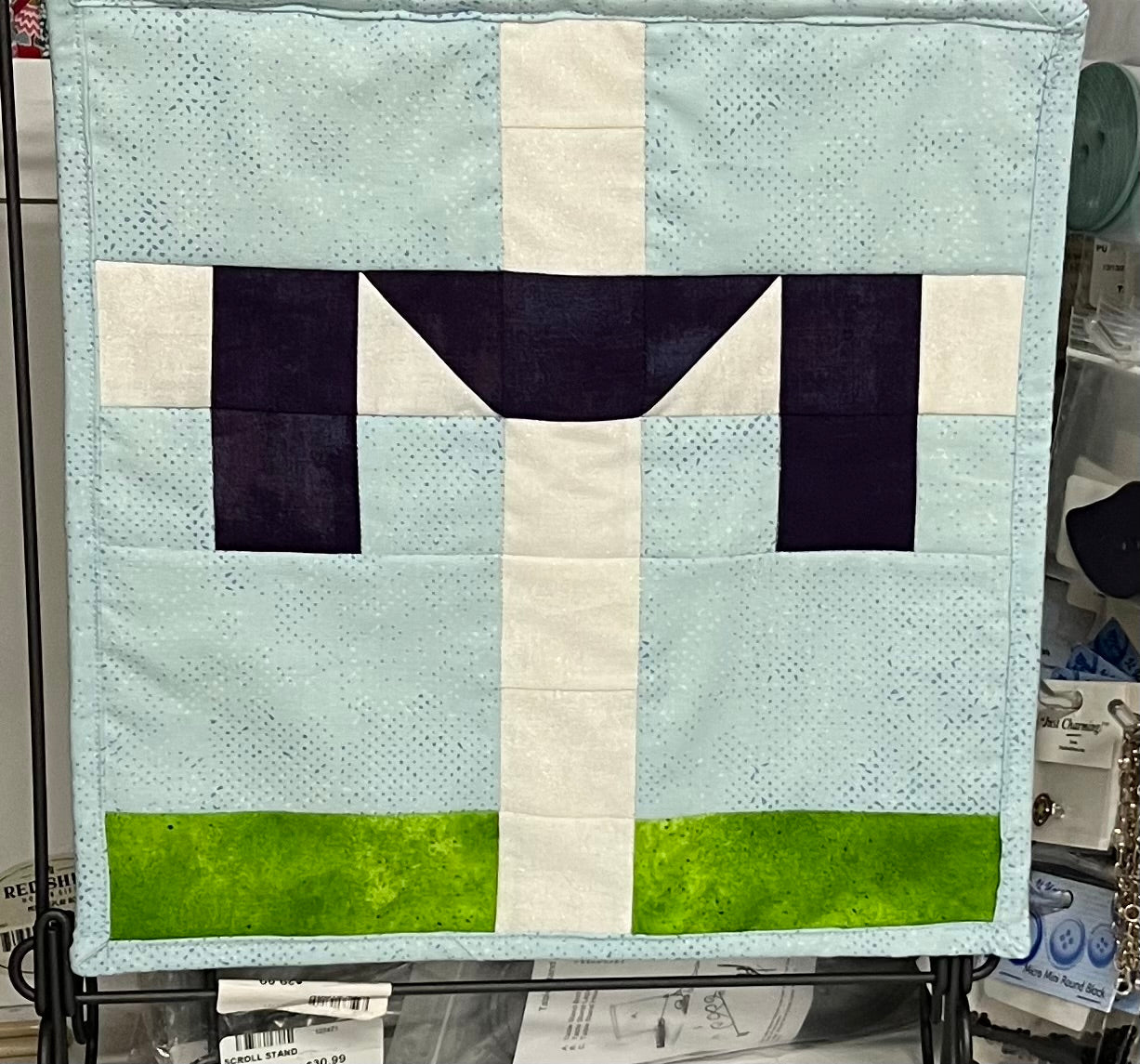 April BARN BLOCK KIT TOP/BINDING 12X12